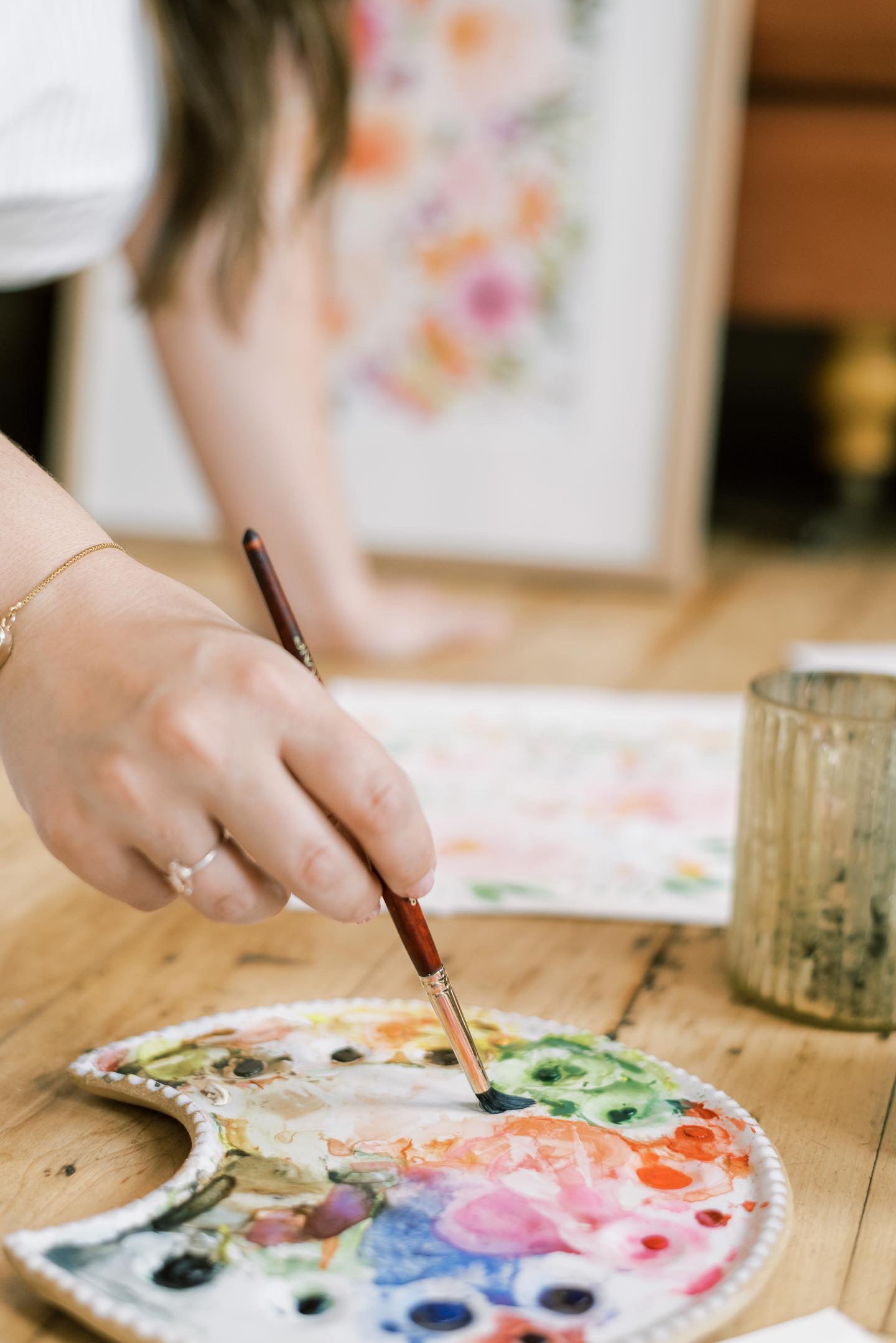 Watercolor Workshops – February Rose