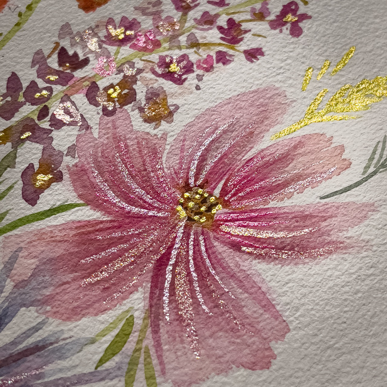 Custom Family Birth Flower Stems – February Rose